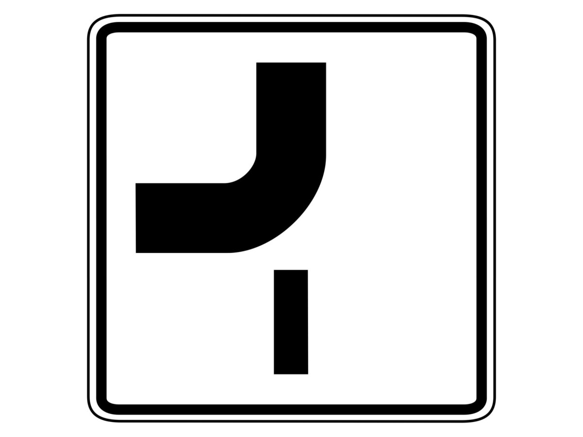 Verkehrszeichen 1002 14 Verlauf Vorfahrtsstraße Klein 4450